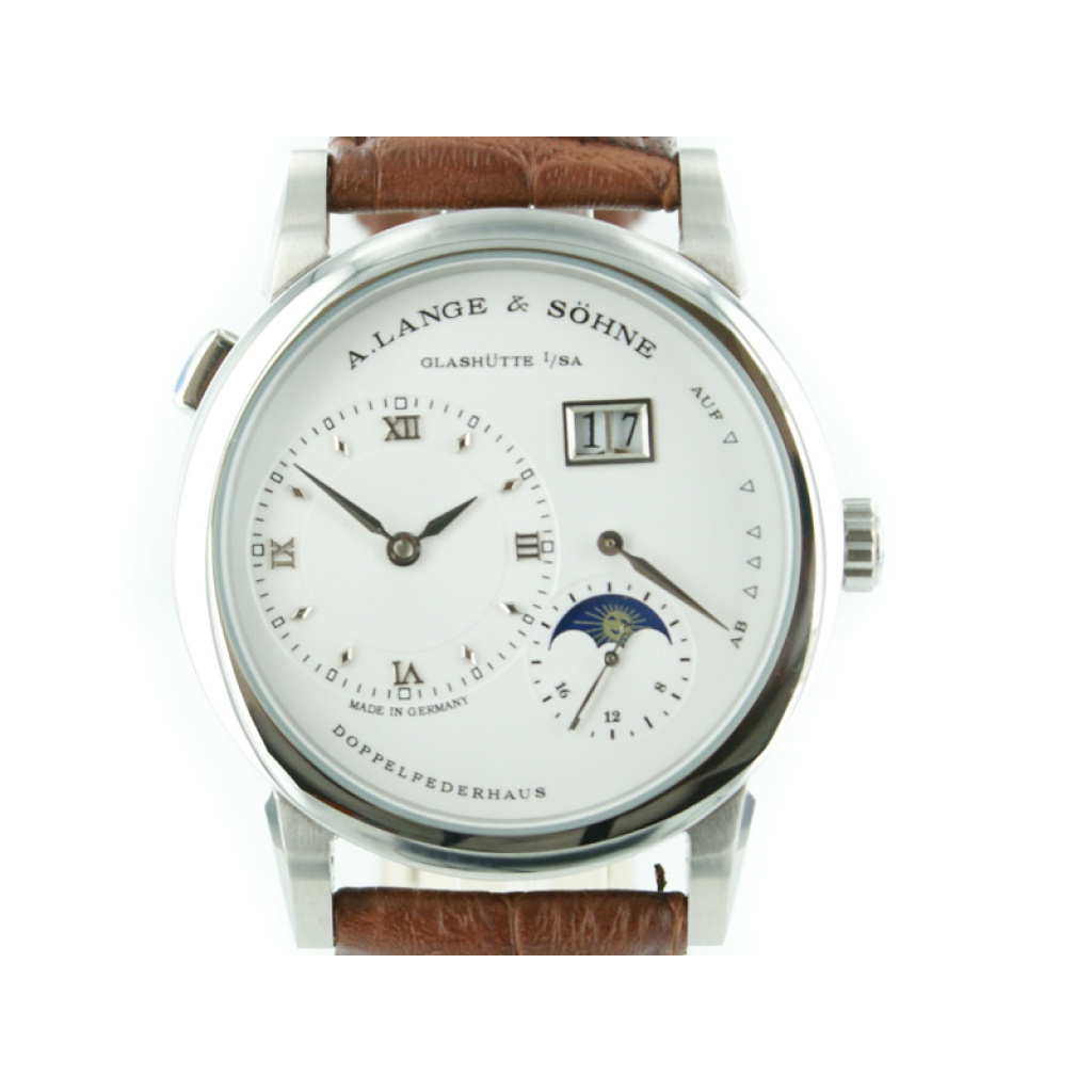 A. Lange & Söhne Lange 1 Mondphase weiss Leder braun – Jetzt entdecken ...
