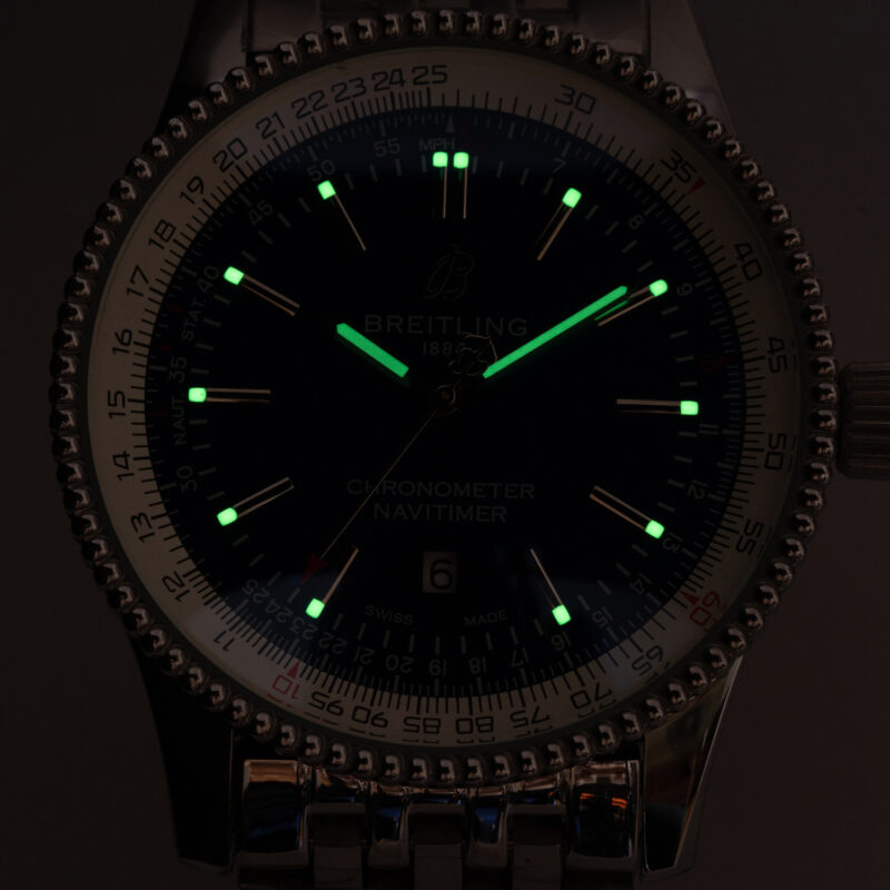Breitling Automatic Navitimer 46 dunkelblaues Zifferblatt - Replica.to ...